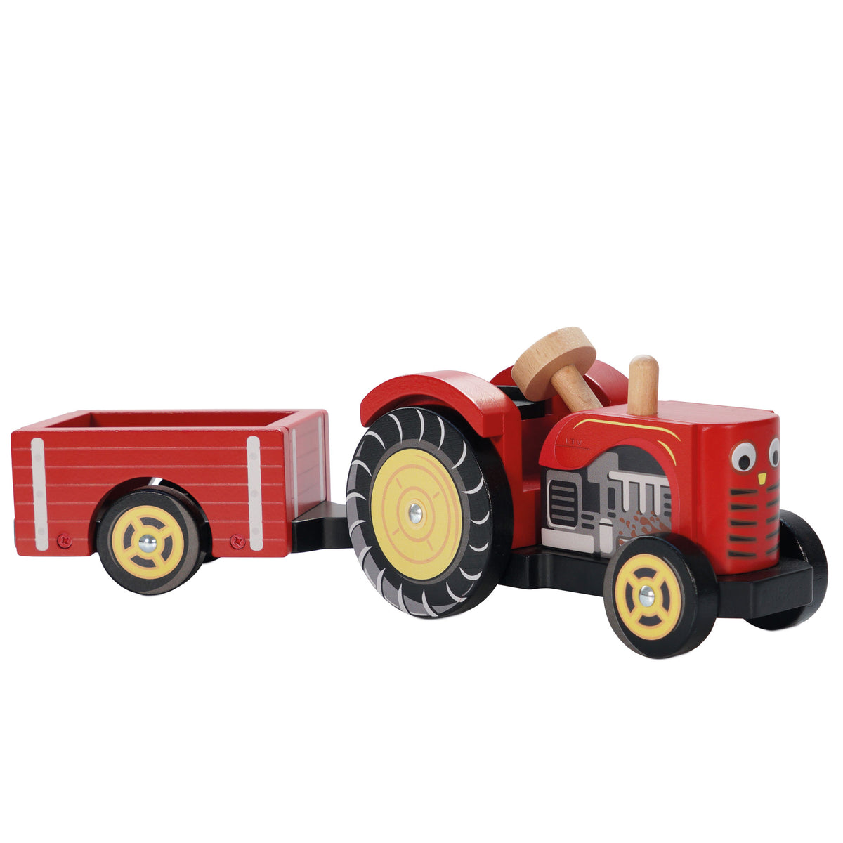 Red Wooden Tractor | Farm & Animal Toys – Le Toy Van